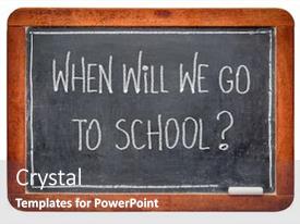 When Will We Go PPT template 96 | CrystalGraphics