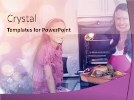White And Yellow Bokeh During PPT template 8 | CrystalGraphics