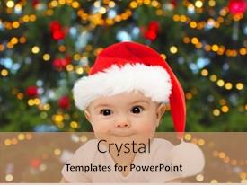 Winter Holidays Childhood And People PPT template 30 | CrystalGraphics