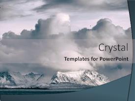 Winter Sandbotnen Landscape In Lofoten PPT template 39 | CrystalGraphics