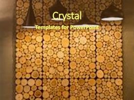 Wood Slice Decoration Wall Panels PPT template 0 | CrystalGraphics