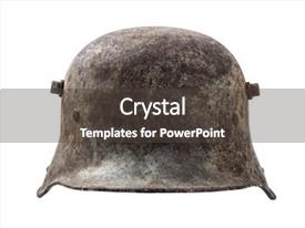 Ww1 Old German Helmet PPT template 84 | CrystalGraphics