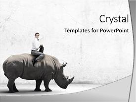 Young Handsome Fearless Man Riding PPT template 12 | CrystalGraphics