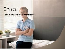 Young Serious Professional Physiotherapist PPT template 34 ...