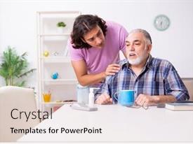 Young Student And His Old PPT template 67 | CrystalGraphics