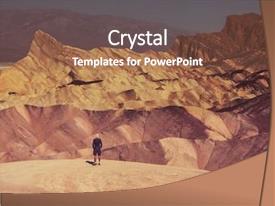 Zabriski Point In Usa PPT template 43 | CrystalGraphics