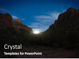 Zion National Park Usa PPT template 36 | CrystalGraphics