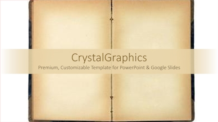 Vintage Blank Book Templates