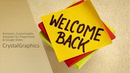 Welcome Back Powerpoint Template