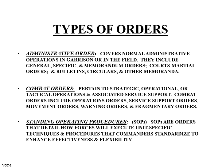 OPORD - PowerPoint Ranger, Pre-made Military PPT Classes