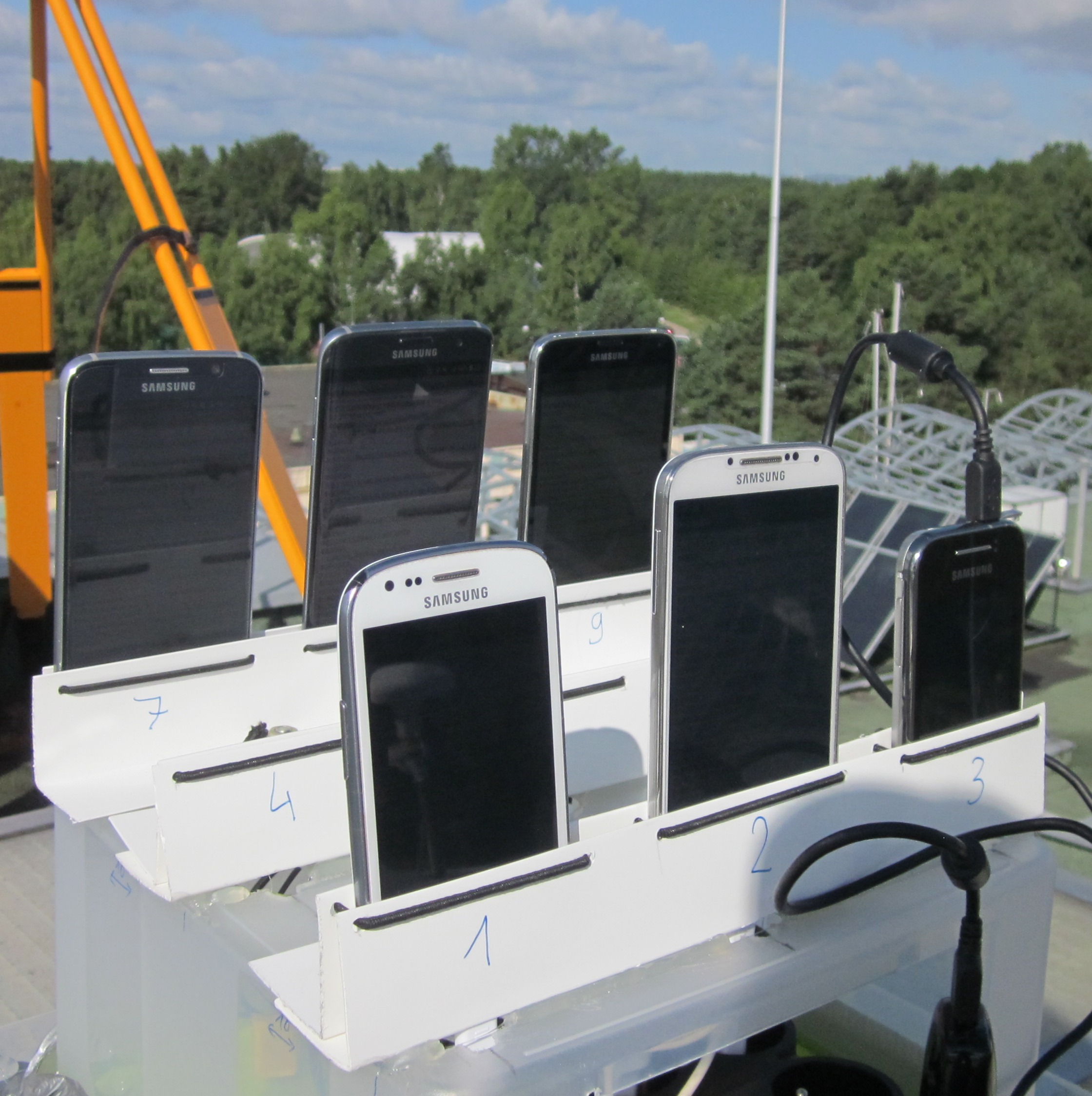 Smartphones positioning accuracy in stationary measurements PROTOCOL