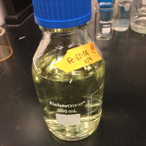 Fe-EDTA Stock solution for ESAW Media for Marine Phytoplankton