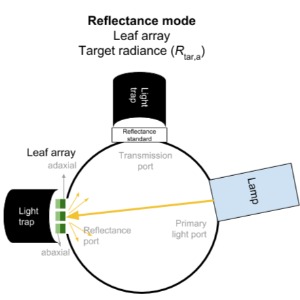 Measuring spectral reflectance and transmittance (350-2500 nm) of small ...