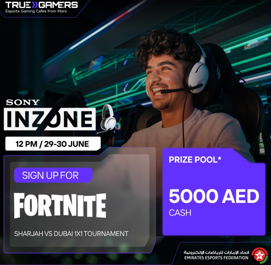 Sony invites gamers to join a community Fortnite Tournament at True Gamers