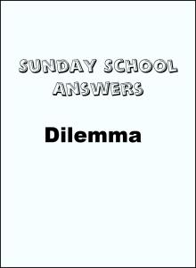 Sunday School Answers