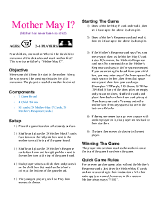 Mother May I Commands