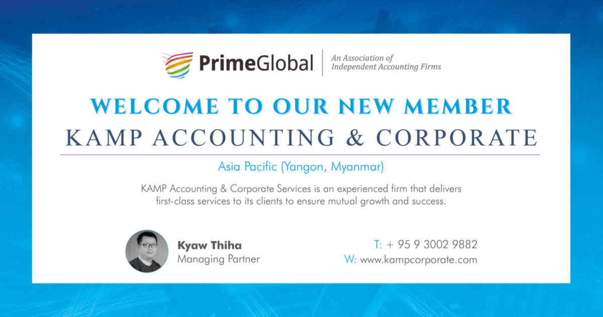 PrimeGlobal | PrimeGlobal Expands to Myanmar with New Member KAMP…
