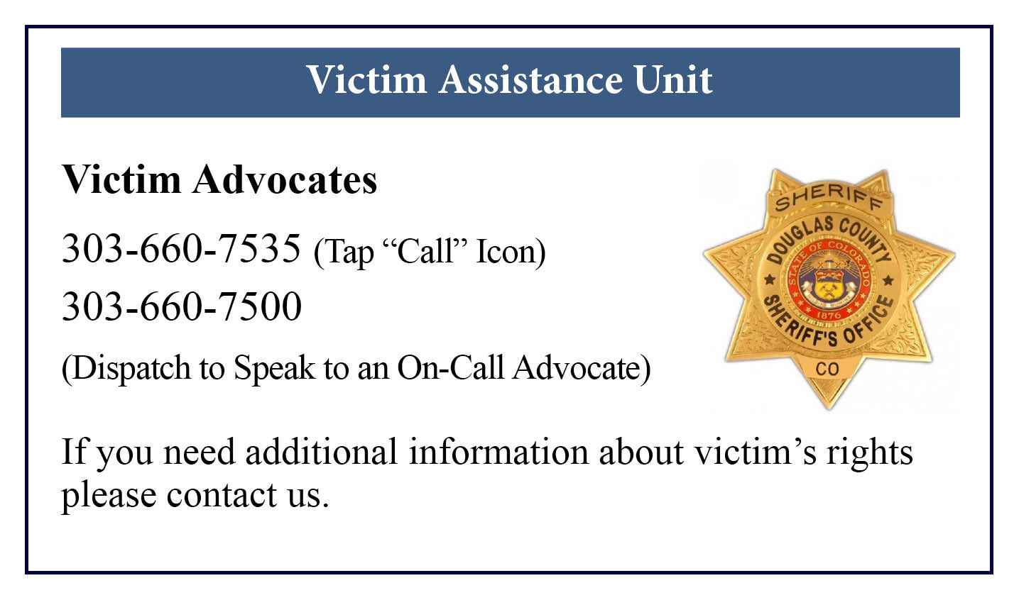 Victim Assistance