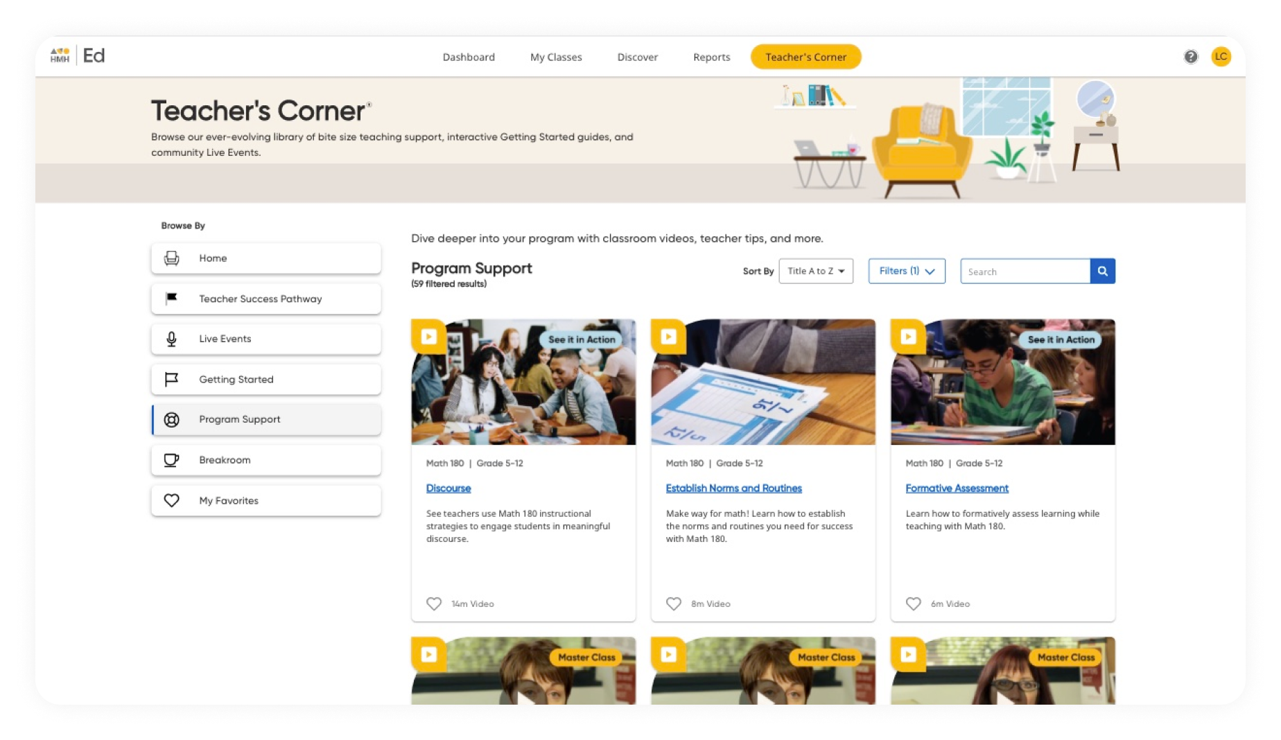 Math 180 Program | 5-12 Intervention Curriculum | Houghton Mifflin Harcourt