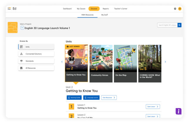 English 3D | 4-12 English Language Development Curriculum | Houghton ...