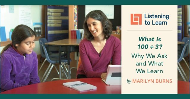 What is 100 ÷ 3? Why We Ask and What We Learn | Heinemann