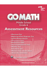 Order Go Math! Assessment Resource with Answers Grade 6, ISBN ...