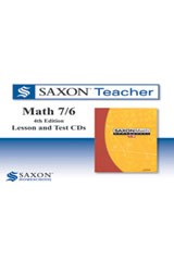 Order Saxon Math 7/6 Homeschool Saxon Teacher CD ROM 4th Edition, ISBN ...