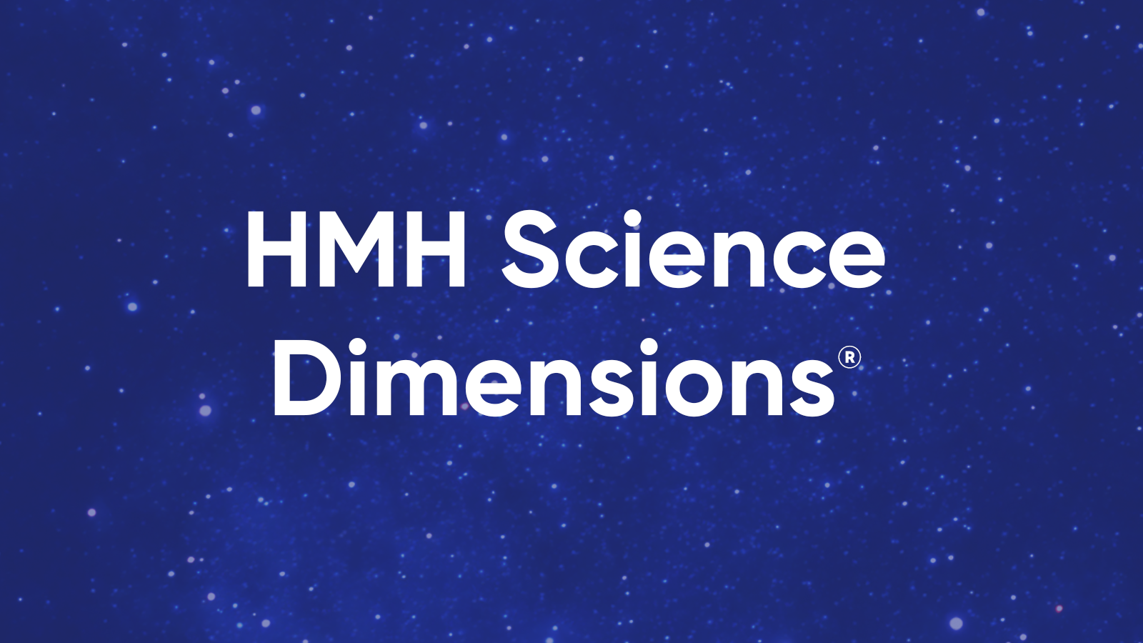 NGSS Curriculum | Houghton Mifflin Harcourt