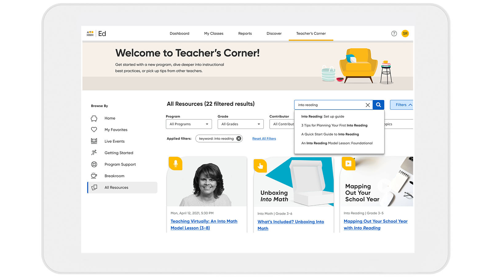 Connected Teaching and Learning | Houghton Mifflin Harcourt