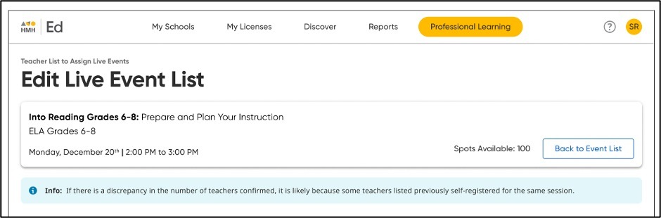 HMH Ed Release Notes
