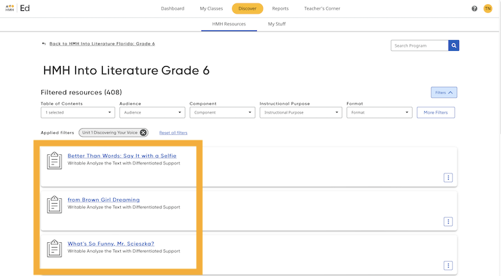 HMH Ed Release Notes