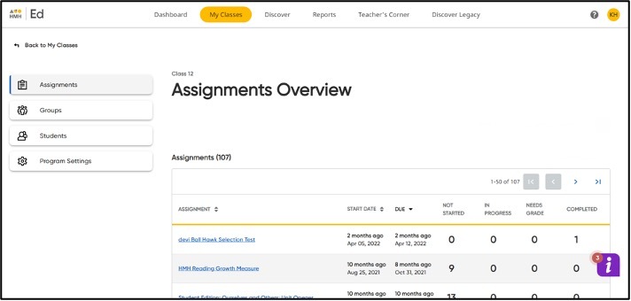 HMH Ed Release Notes