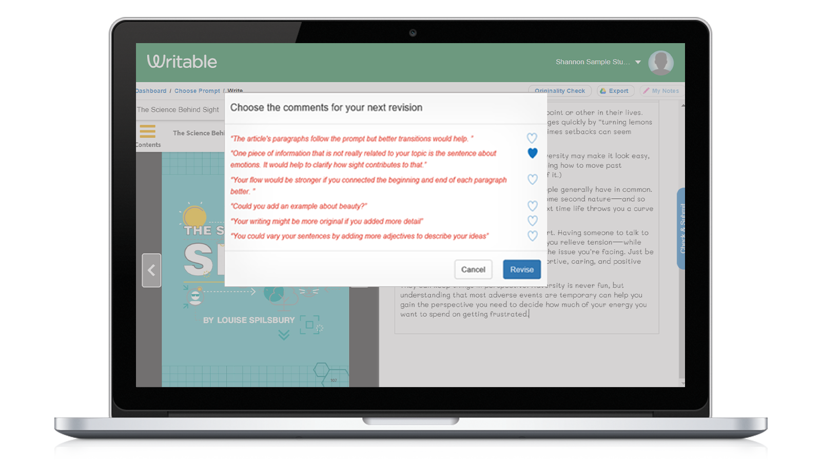 Writable | 3-12 Writing Practice & Assessment | Houghton Mifflin Harcourt