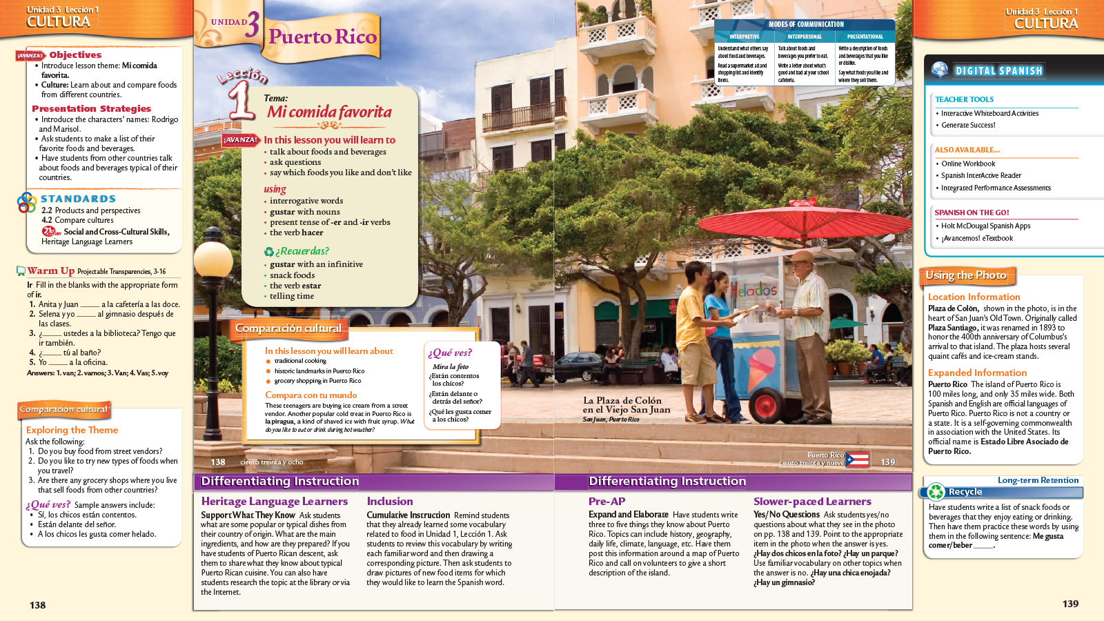 ¡Avancemos! | Holt McDougal Level 1, 2, 3 & 4 Spanish Textbooks ...