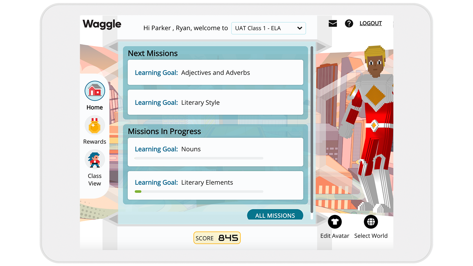 Waggle | K–8 Math & ELA Personalized Learning | Houghton Mifflin Harcourt