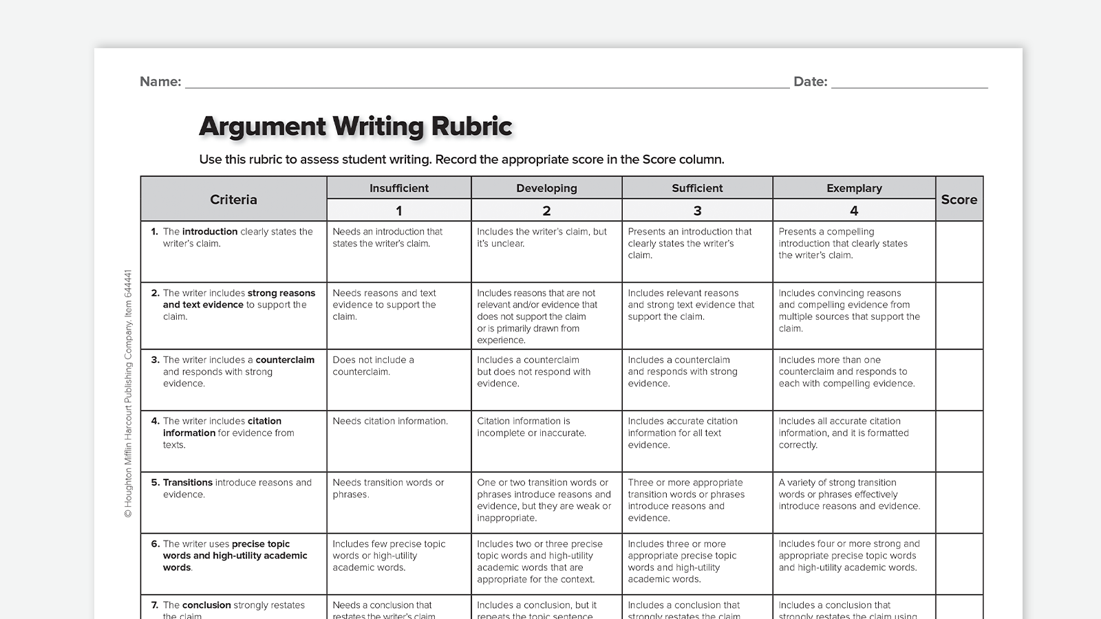 English 3D | 4-12 English Language Development Curriculum | Houghton ...