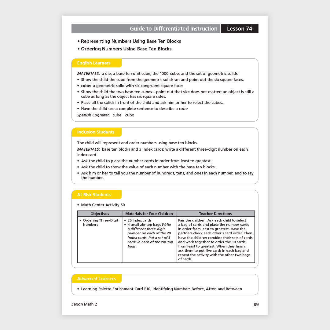 Saxon Math Program | K-12 Math Curriculum & Assessments | Houghton ...