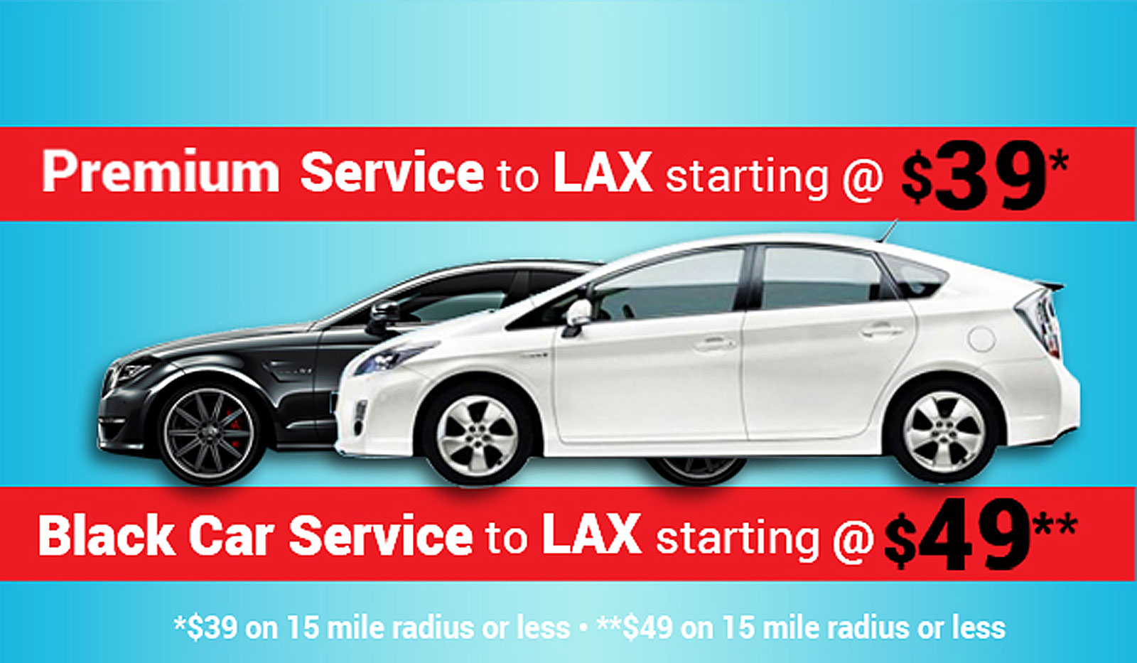New pricing for Premium and First class services - Shuttle2LAX