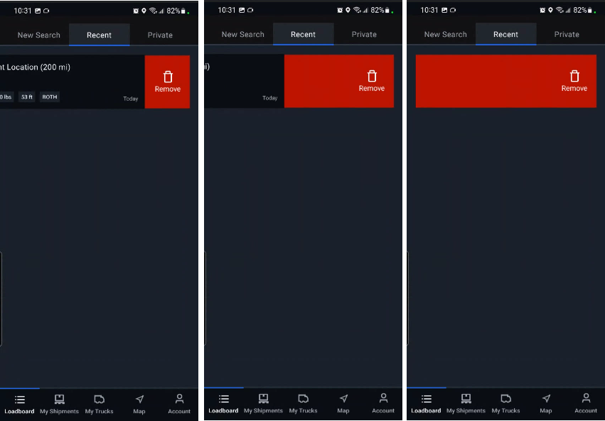 How to access and manage your recent searches | Welcome to DAT One Help ...
