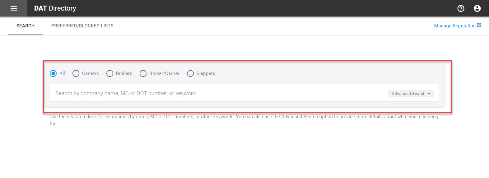 How to find a broker's bond information in DAT Directory | Welcome to ...