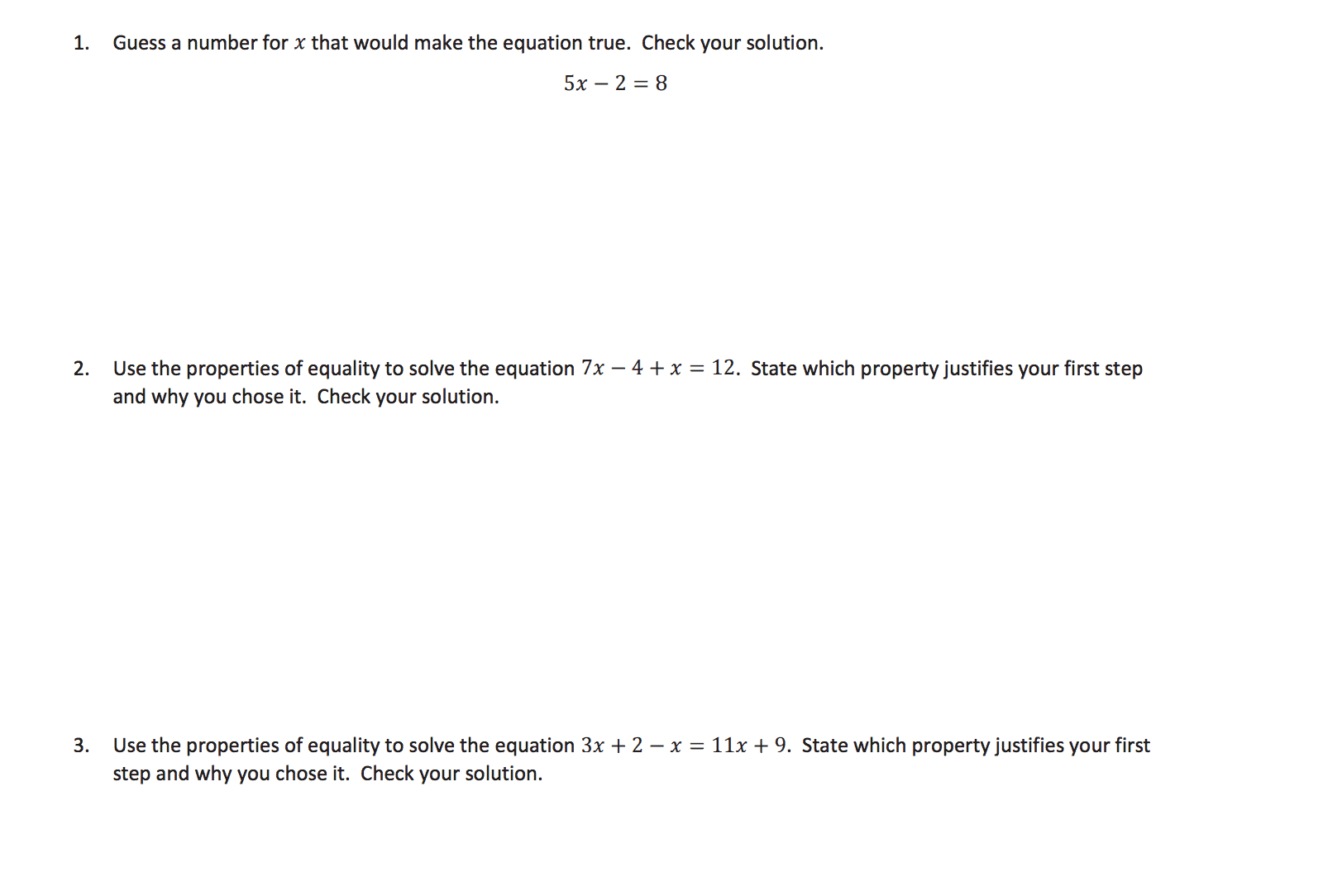 8.4.A.04-Solving a Linear Equations- Exit Ticket - Formative Library ...