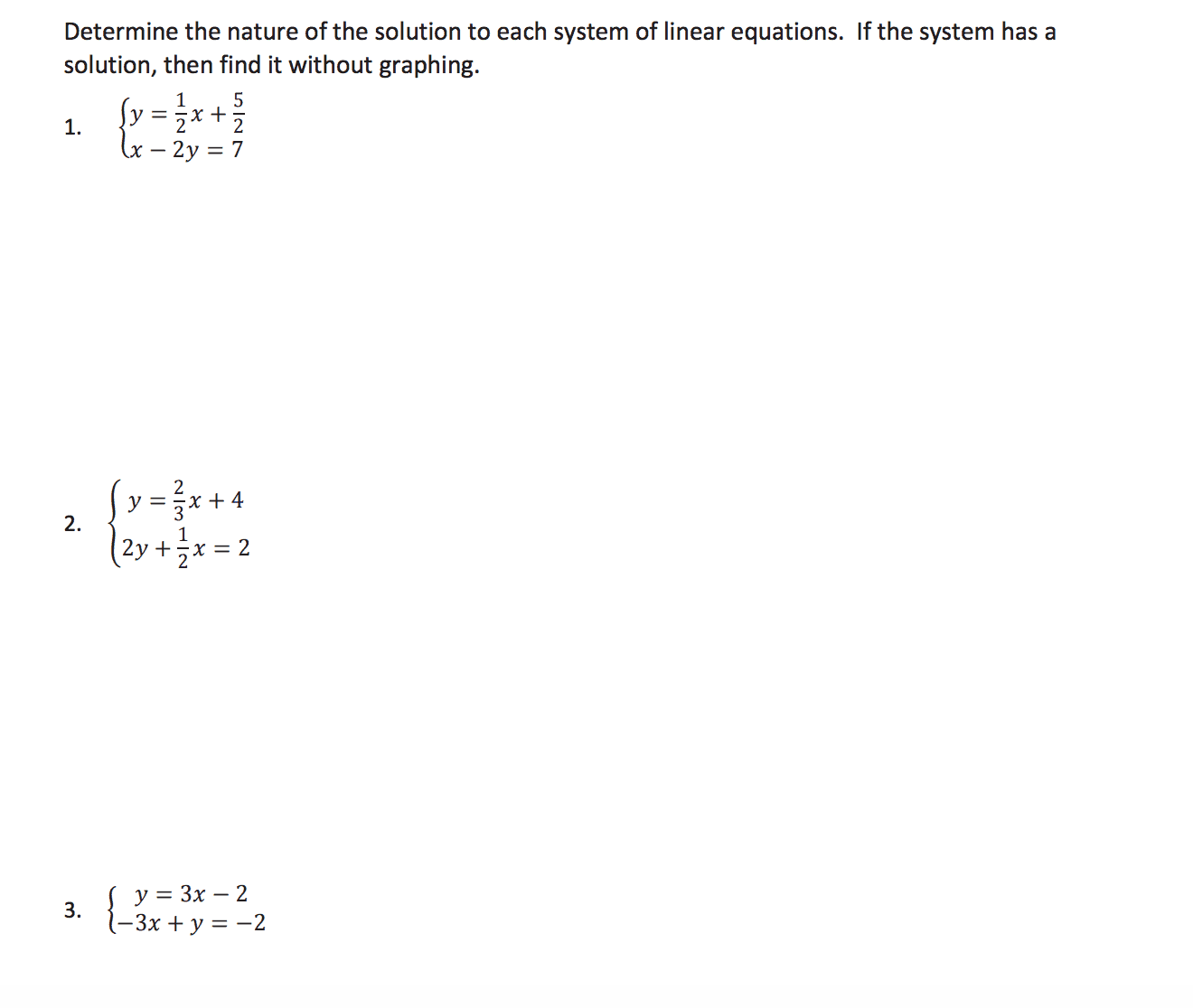 8.4.A.27-Nature of Solutions of a System of Linear Equations- Exit ...