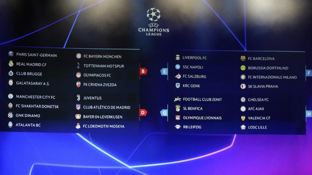 Definidos los grupos de la Champions | HRN