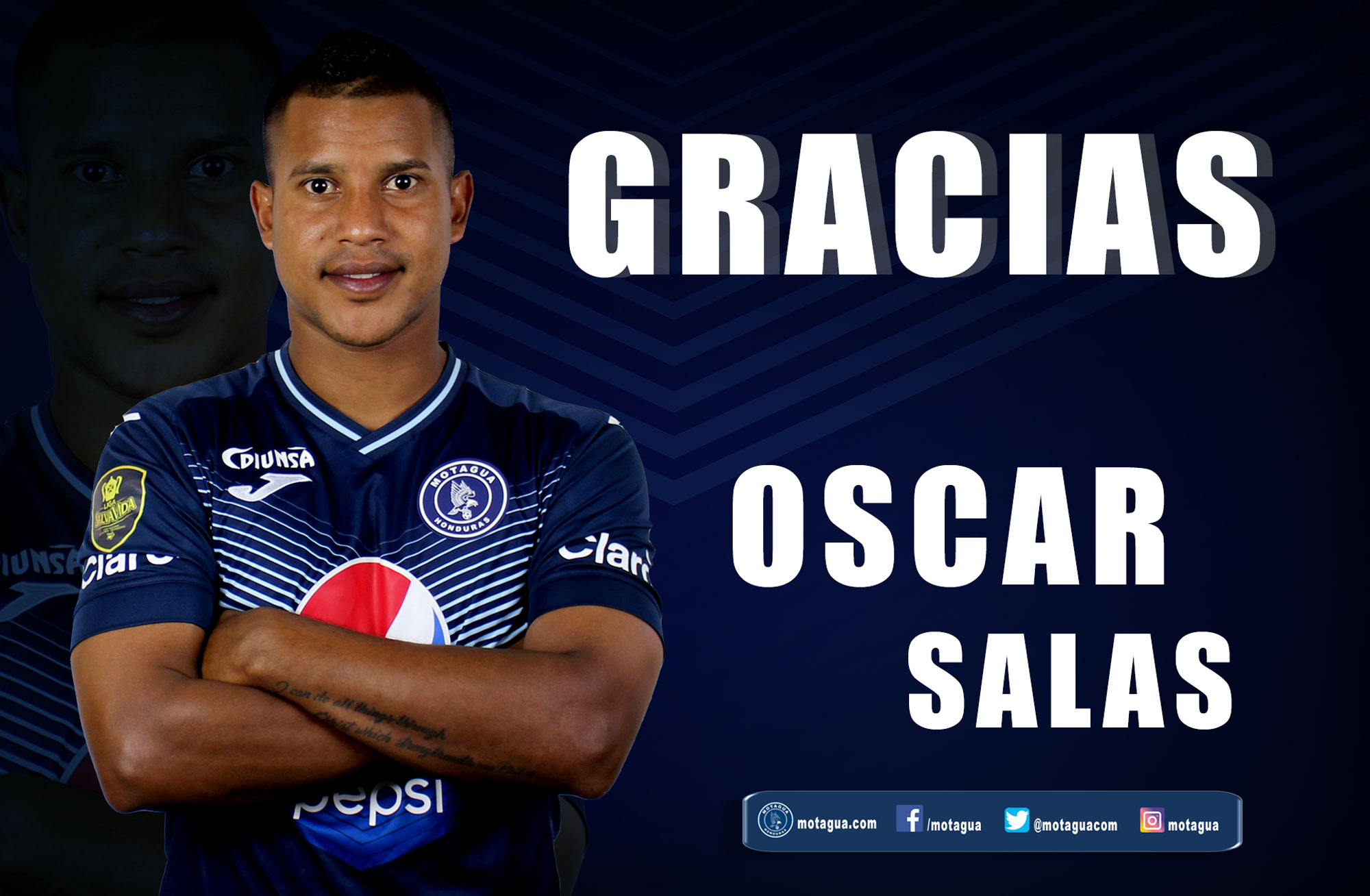 Óscar Salas ya no es futbolista del Motagua | HRN