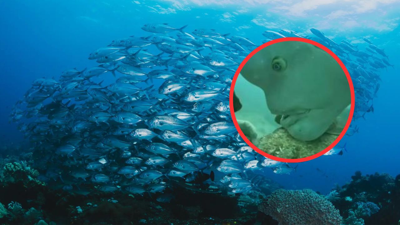 VÍDEO: Extraño pez con cara de niño es furor en redes; es enorme