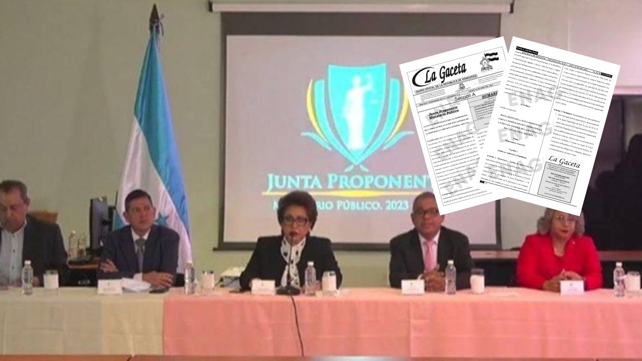 Publicado en La Gaceta reglamento de Junta Proponente para elección de ...
