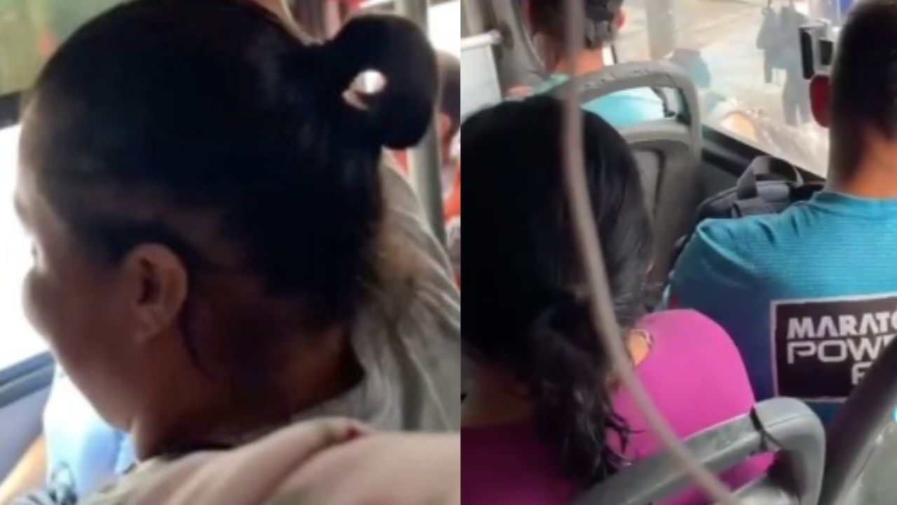 VIDEO: Mujer se pelea con hombres por asiento en un 'rapidito'