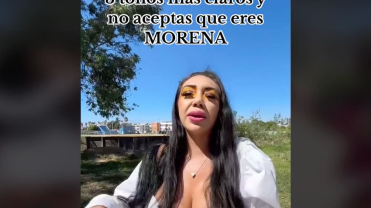 'Mis piernas son morenas por mi papá y mi cara blanca por mi mamá ...