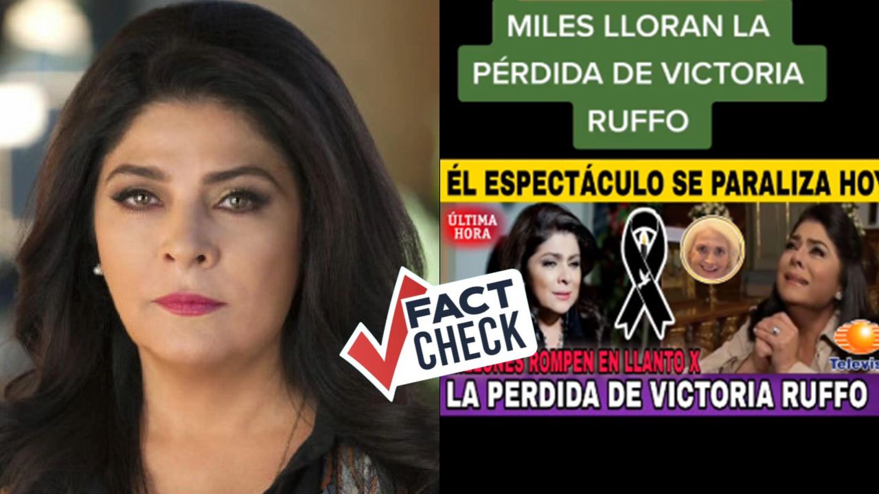 ¿Victoria Ruffo falleció? La verdad detrás de la supuesta muerte de la ...