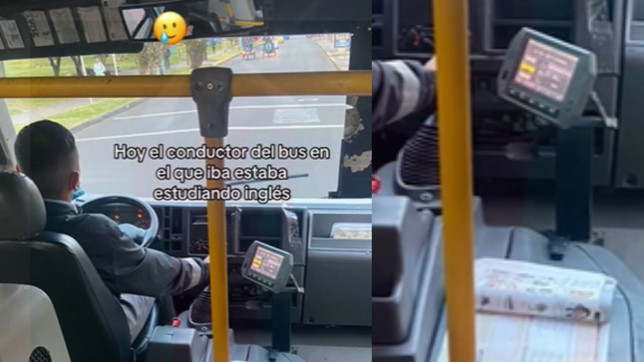 VIDEO: Conductor de bus aprovecha los semáforos en rojo para estudiar ...